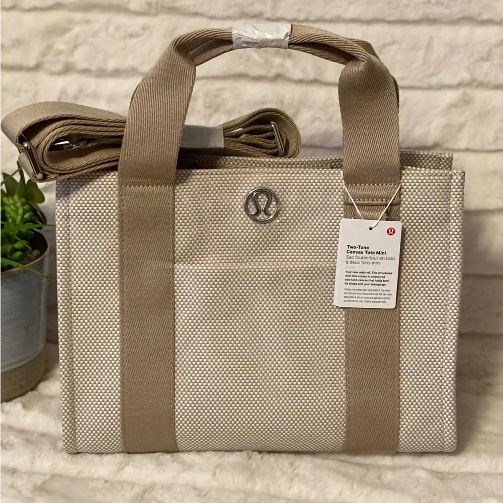 lululemon athletica | Bags | Brand New Lululemon 45l Twotone Canvas ...